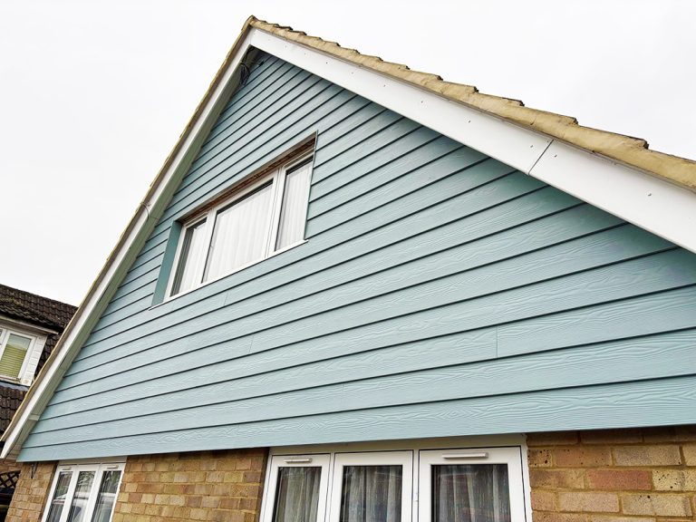 Marley cedral cladding installation in Ongar, Essex
